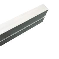 China Custom extruded LED aluminum profile, multiple widths with PC diffuser for mall and villa lighting engineering orders for sale