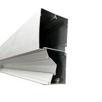 China Custom extruded LED aluminum profile, multiple widths with PC diffuser for mall and villa lighting engineering orders for sale