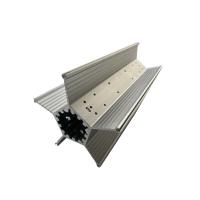 China Low-profile flat LED aluminum profile, hidden installation for stair step embedded linear lights for sale