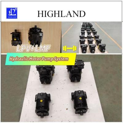 China Highland Hydraulic Motor Pump System 107KW Axial Cast Iron 70ml/r for Harvester Scraper for sale