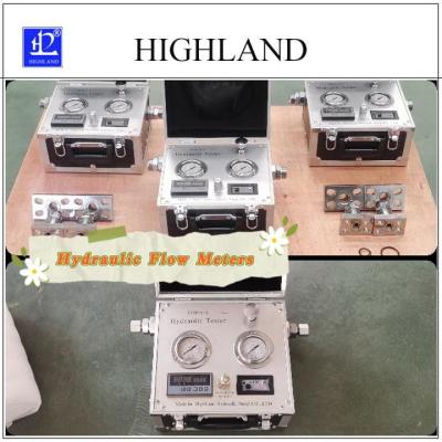 China HIGHLAND MYHT-1-5 Hydraulic Tester 500L/min 420Bar Data Display Flow Meter for sale