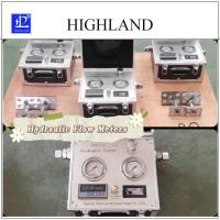 China HIGHLAND MYHT-1-5 Hydraulic Flow Meter 500L/min 420 Bar Portable Tester for sale