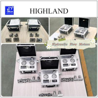 China HIGHLAND MYHT-1-5 Hydraulic Flow Meter 500L/min 420 Bar for Excavator Testing for sale