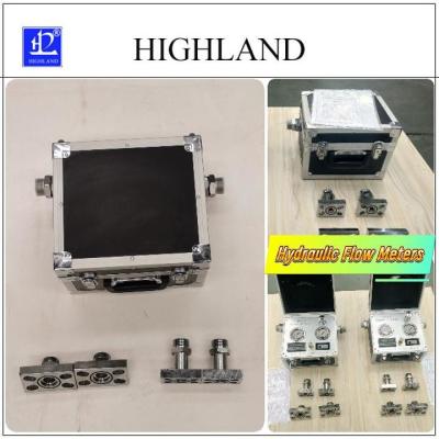 China HIGHLAND MYHT-1-5 Hydraulic Flow Meter 500L/min 420 Bar Portable Tester for sale