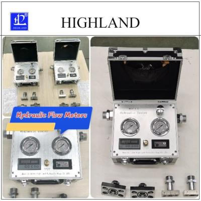 China HIGHLAND MYHT-1-5 Hydraulic Flow Meter 500L/min 420 Bar Data Display for Joint Harvester for sale