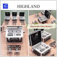 China HIGHLAND MYHT-1-5 Hydraulic Flow Meter 500L/min 420 Bar for Joint Harvester Testing for sale