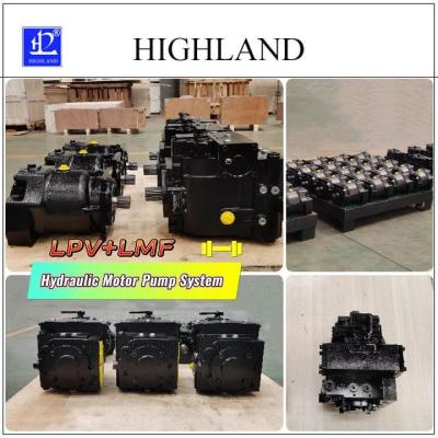 China Harvester Hydraulic Motor Pump System 90ml/r 42Mpa Manual Loading 97% Efficiency for sale