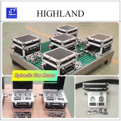 China HIGHLAND MYHT-1-5 Portable Hydraulic Flow Meter 420 Bar 500L/min for Agricultural Machinery for sale