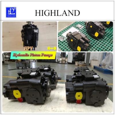 China HIGHLAND HPV110 Closed Loop Axial Hydraulic Piston Pump 42Mpa Max Pressure Black for sale