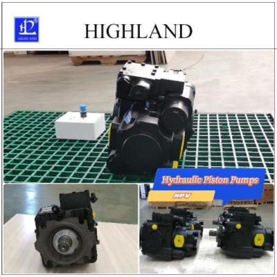 China 35Mpa Rated Pressure Black Hydraulic Piston Pump HPV110 Closed Loop Axial Piston Pump for sale