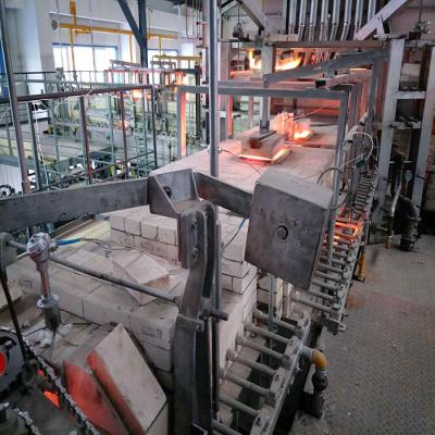 China 10-50 TPD Soda Lime Industrial Glass Furnace Customized Melting Tank for sale