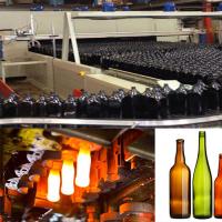China Soda-Lime Glass Bottle Production Line for Amber Green Clear Container Manufacturing with Advanced PLC Control for sale