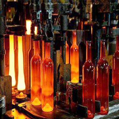 China 300ml Amber Glass Bottle Production Line 250g Wine Bottle Container Manufacturing Machine for sale