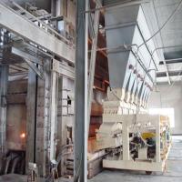 China 120Tpd Cross Fired Glass Melting Furnace with Refractory Materials and Temperature Control for sale
