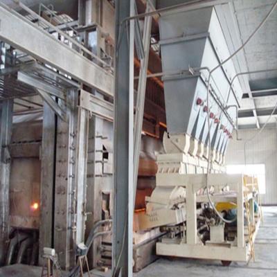 China 120Tpd Cross Fired Glass Melting Furnace with Refractory Materials and Temperature Control for sale