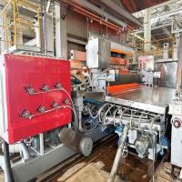 China 125Tpd Automatic Pattern Glass Calender Machine 380-420mm Roller for Decorative Glass Processing for sale