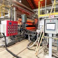 China 300Tpd 1.8mm-4mm Calender Automatic Calendering Machine for Pattern Glass Production for sale