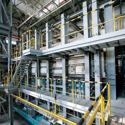 China Big Size Heavy Oil Cross Fired Glass Furnace - High Productivity Industrial Melting Device with Temperature Control for sale