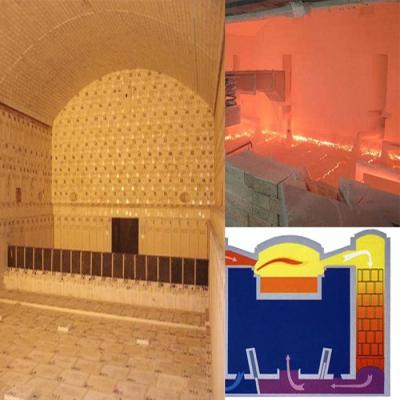 China Regenerative End-Fired Glass Melting Furnace 60Ton Capacity with Multiple Fuel Options and Waste Heat Recovery for sale