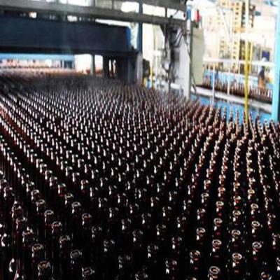 China ISO14001 Certified 300ml Amber Beer Glass Bottle Production Line with 25000ml Capacity Range for sale