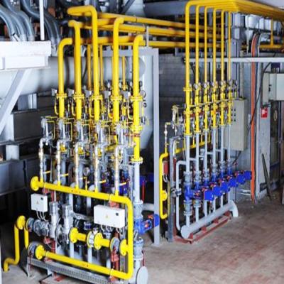 China Industrial Gas Fuel Combustion System with 50Hz Air Blower and 1200-1350°C Preheating Capability for sale