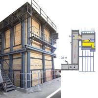 China 120t Electric Glass Melting Furnace with DCS Control System and Multiple Fuel Options for Industrial Production for sale