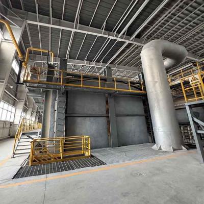 China Customizable Capacity 380V Industrial Glass Furnace Natural Gas Combustion 50-150T for sale