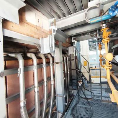 China Natural Gas Furnace Combustion System Mild Steel with Burners 1200°C for sale