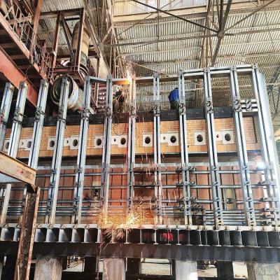China 90TPD Unit Melter Energy Saving Glass Melting Furnace for Continuous Fiberglass Production for sale