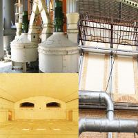 China 100TPD Glass Melting End Fired Furnace with Refractory Structure for Natural Gas for sale