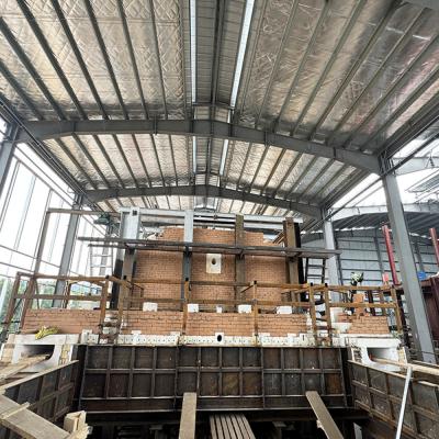 China 80TPD Industrial Complete‑Set Glass Melting Furnace System With Custom Refractory Lining For Glass Production Plant for sale