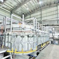 China Electric Borosilicate Glass Melting Furnace with 80-85% Thermal Efficiency and Advanced PLC Control System for sale