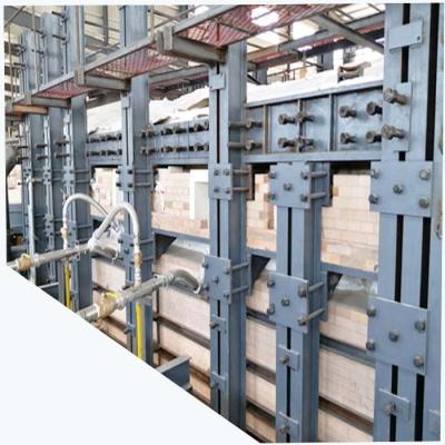 China Cross-Fired Regenerative Glass Furnace 150 to 300 TPD with AZS + high-Cr Refractory for sale