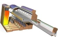 China Glass Melting Heavy Oil Cross Fired Furnace - 250TPD Capacity with Advanced Regenerator System for sale