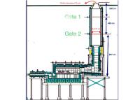 China 8 TPD Silica Brick Recuperative Glass Furnace for Perfume Bottle Production with ISO45001 Certification for sale