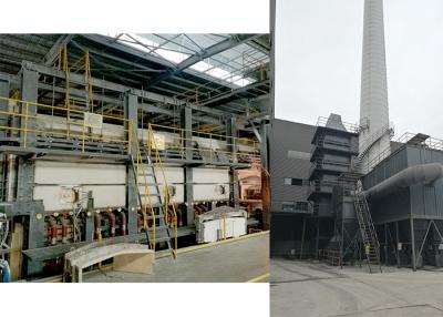 China 100tpd Glass Melting Furnace with High Efficiency Production - End Fired, Cross Fired & Electric Models Available for sale