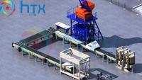 China Automatic Feeding Artificial Stone Production Line Concrete Casting Wet Doser for sale