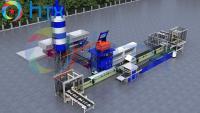 China Automatic Casting Wet Concrete Dosing Machine Artificial Stone Producing Line for sale