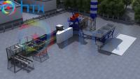 China Artificial Natural Quartz Stone Production Line Casting Concrete Dosing System 220V for sale