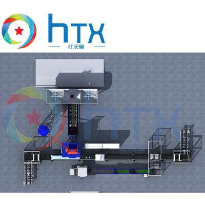 China Pre Cast Concrete Stone Veneer Production Line Automatic Artificial Palletising for sale