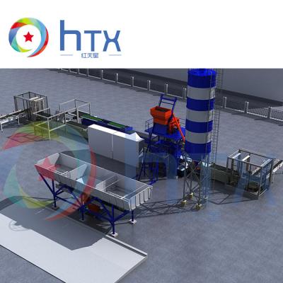 China 220V Wet Cast Concrete Machinery Artificial Stone Exterior Walls Production Line for sale