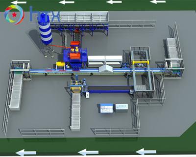 China PLC Control System Wet Cast Machinery Floor Tile Making Machine 220V for sale