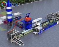 China Automatic Wet Cast Machinery Powered By Motor And PLC Control System for sale