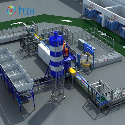China Concrete Dosing Machine Concrete Block Making Production Line for sale