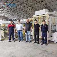 China High Productivity Artificial Stone Making Machine Concrete Sleeper Walls Production Line for sale