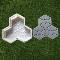 China Plastic Rubber Paver Mould , Interlock Concrete Cement Path Mould for sale