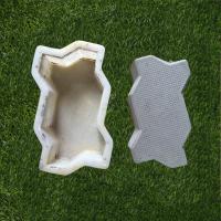 China Plastic Rubber Paver Mould , Interlock Concrete Cement Path Mould for sale