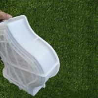 China Hexagon 9 Inch Patio Stepping Plastic Paver Mould Plain Smooth for sale