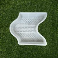 China Hexagon 9 Inch Patio Stepping Plastic Paver Mould Plain Smooth for sale