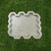 China Diy Precast Garden Paver Mold Plastic Material 1500 Times Use for sale